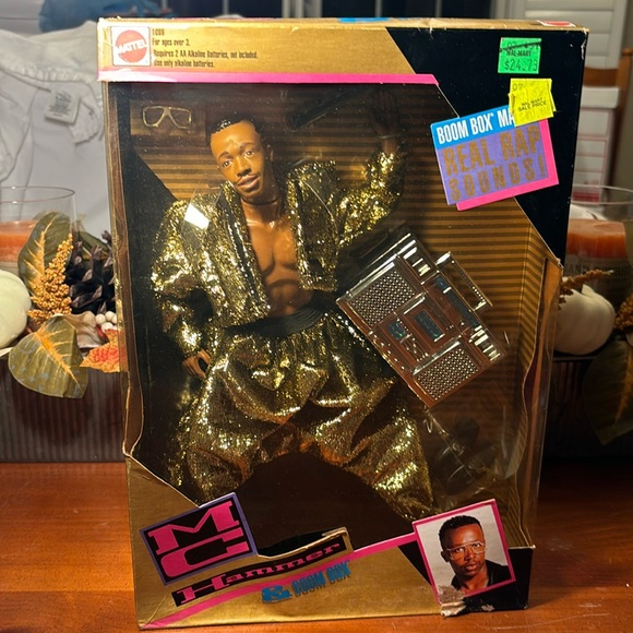 Mattel | Other | Mattel Mc Hammer Boom Box Doll With Cassette Tape 991 ...